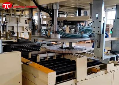 China Dustproof Copper Coil Packing Line Stacking System 500mm ID Steel Coil Wrapping Line for sale