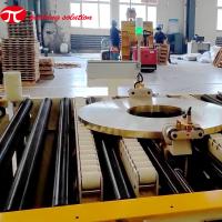 China Horizontal Copper Coil Wrapping Machine with Stacking System Dustproof 2T for sale