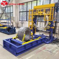 China Horizontal Coil Wrapping Machine Width 70mm-300mm 380V For Metallurgical Industries for sale