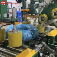China Automatic Horizontal Hose Pipe Coil Wrapping Machine 800-1200mm ID 1000-2000kg for sale