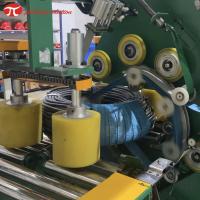 China Automatic Horizontal Hose Pipe Coil Wrapping Machine 800-1200mm ID 1000-2000kg for sale