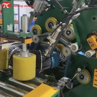 China Automatic Horizontal Hose Pipe Coil Wrapping Machine 800-1200mm ID 1000-2000kg for sale