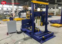 China Vertical   steel coil packing machine with trolley GD300 for sale
