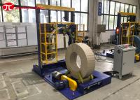 China Customized Automatic Vertical Wrapping Machine for Steel Coils 1300mm OD 300mm Width for sale