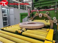 China Automatic Copper Coil Packing Line with PLC Control System for Tube Packing for sale