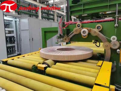 China Automatic Copper Coil Packing Line with PLC Control System for Tube Packing for sale