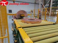 China 60mm Width Copper Coil Packing Line with Compound Paper Wrapping Machine 600-1200mm OD for sale