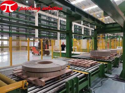 China ID 800mm  Copper Coil Packaging Line Copper Tape Coil Wrapping Machine for sale