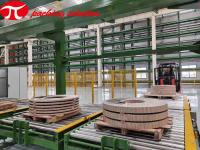 China 60mm Width Copper Coil Packing Line with Compound Paper Wrapping Machine 600-1200mm OD for sale
