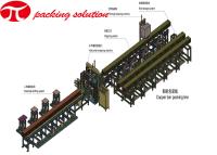 China W 50-250mm Copper bar Packing Line H 50-350MM Storage Strapping Horizontal Packaging Machine for sale