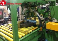 China Mechanical Copper Coil Packing Line OD 1200mm Flip Stacking Tape Packaging Machine for sale