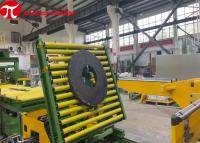 China Mechanical Copper Coil Packing Line OD 1200mm Flip Stacking Tape Packaging Machine for sale