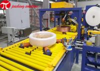 China Vacuum Chuck Wire Coil Wrapping Machine Automatic Horizontal 800mm-1500mm OD for sale
