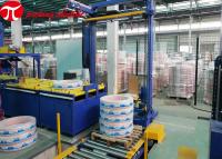 China ID300mm Copper Coil Wrapping Machine Automatic Wrapping Stacking System 600-1200mm OD for sale