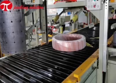 China Automatic Coil Stretch Wrapping Machine 800-1500mm OD Palletizing Bundling Weighing for sale