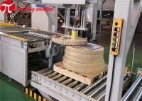 China Labor Saving Copper Strip Coil Packaging Line With Turnstile Stacking System 4.0KW 380V 20-80r/Min for sale