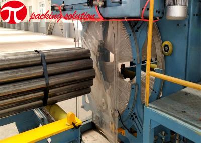 China Horizontal Steel Tube Packing Machine 1.5kw 1m/Min 90r/Min Precise Positioning for sale