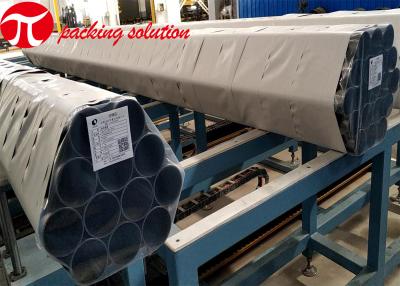China Semi Auto Steel Tube Packing Machine Horizontal Stretch Film Wrapper 20rpm 1200mm for sale