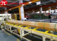 China Horizontal Steel Pipe Packing Machine Orbital Wrapper PLC Control 3000kg Loading 60rpm Ring Speed for sale