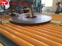 China High Effciency Horizontal Steel Coil Packing Line 800mm-1500mm OD With Automatic Loading System for sale