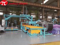 China High Effciency Horizontal Steel Coil Packing Line 800mm-1500mm OD With Automatic Loading System for sale