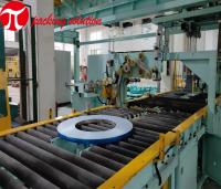 China 1000mm Automatic Horizontal Steel Coil Packing Machine 380V 50Hz for sale