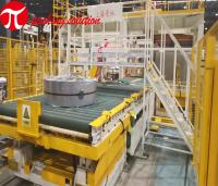 China Stretch Film Steel Coil Wrapping Line ID 508mm 4T Capacity Automatic Packing Machine for sale