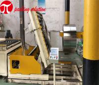 China 380V Automatic Steel Coil Packing Line With Stacking System And Unloading System for sale