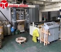 China 380V Automatic Steel Coil Packing Line With Stacking System And Unloading System for sale