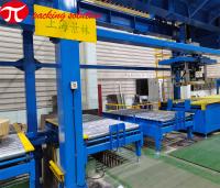 China Trolly Coil Wrapping Machine Fully Automatic Steel Coil Packaging Line Low Energy for sale