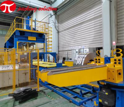 China Jinglin Horizontal Coil Wrapping Machine Width 70-300mm 380V for Metallurgical Industries for sale