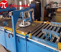 China Ring Running Steel Coil Packing Machine For Various Metal Coil Packaging 2.5/Min Roller Speed for sale