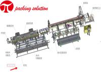 China Plastic Pipe Bundling Machine 4000mm PVC Pipe Packing Line Working Online Or Offline for sale