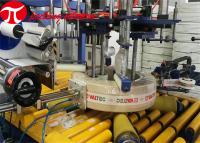 China 600mm Plastic Coil PVC Pipe Packing Machine Automatic with Labeling Unloading System for sale