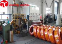 China Vertical Stretch Film PVC Pipe Coil Spiral Packing Machine 3.0kw 380V for sale