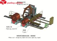 China Fully Automatic Aluminum Coil Packing Line 800mm-2300mm Width With Roller Station for sale