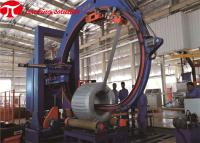 China Large Width Aluminum Wire Coil Packing Machine 800-2300mm Anti Collision PLC Control for sale