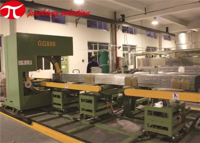 China Horizontal Panel Steel Door Packaging Machine GG800 Open Edge Wrapping 800mm Max OD for sale