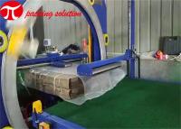 China 100r/min Horizontal Wrapping Machine Dustproof Stretch Wrapper for Wood Panels 380V for sale