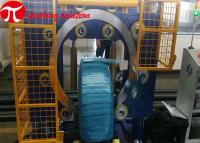 China Customized Flexible Pipe Coil Stretch Wrapping Machine Vertical Type Bearing 100KG Coil for sale