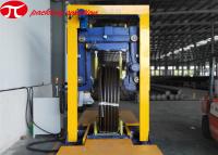 China Automatic Plastic Cable Packing Machine Pipe Coil Wrapper 50r/min 50mm Material ID for sale