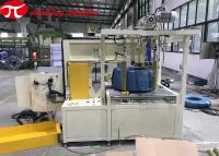 China Automated PLC Control Vertical Pvc Hose Coil Packing Wrapping Machine4m/Min Roller Speed for sale