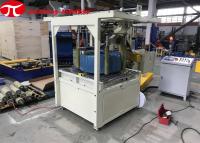 China Automated PLC Control Vertical Pvc Hose Coil Packing Wrapping Machine4m/Min Roller Speed for sale
