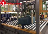 China Automatic Plastic Coil Packing Machine with Circumferential Labeling and Stacking System 600-1200mm OD for sale
