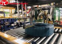 China Automatic Plastic Coil Packing Machine with Circumferential Labeling and Stacking System 600-1200mm OD for sale
