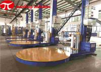 China Automatic Turntable Pallet Wrapper JL2100-E With Explosion-Proof Device 1200mm Wider Film Carriage for sale