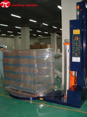China JINGLIN Fully Automatic Shrink Packing Machine 11r/Min 1500mm Turntable Stretch Wrapper for sale