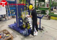 China 2.0KW Automatic Compound Paper Wrapping Machine Vertical Tyre Packing Machine 2000Kg for sale