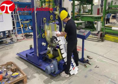 China 2.0KW Automatic Compound Paper Wrapping Machine Vertical Tyre Packing Machine 2000Kg for sale