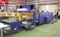 China Automatic Door Panel Shrink Wrap Packaging Machine / 380V PE Film  1000mm Wrapping Machine for sale